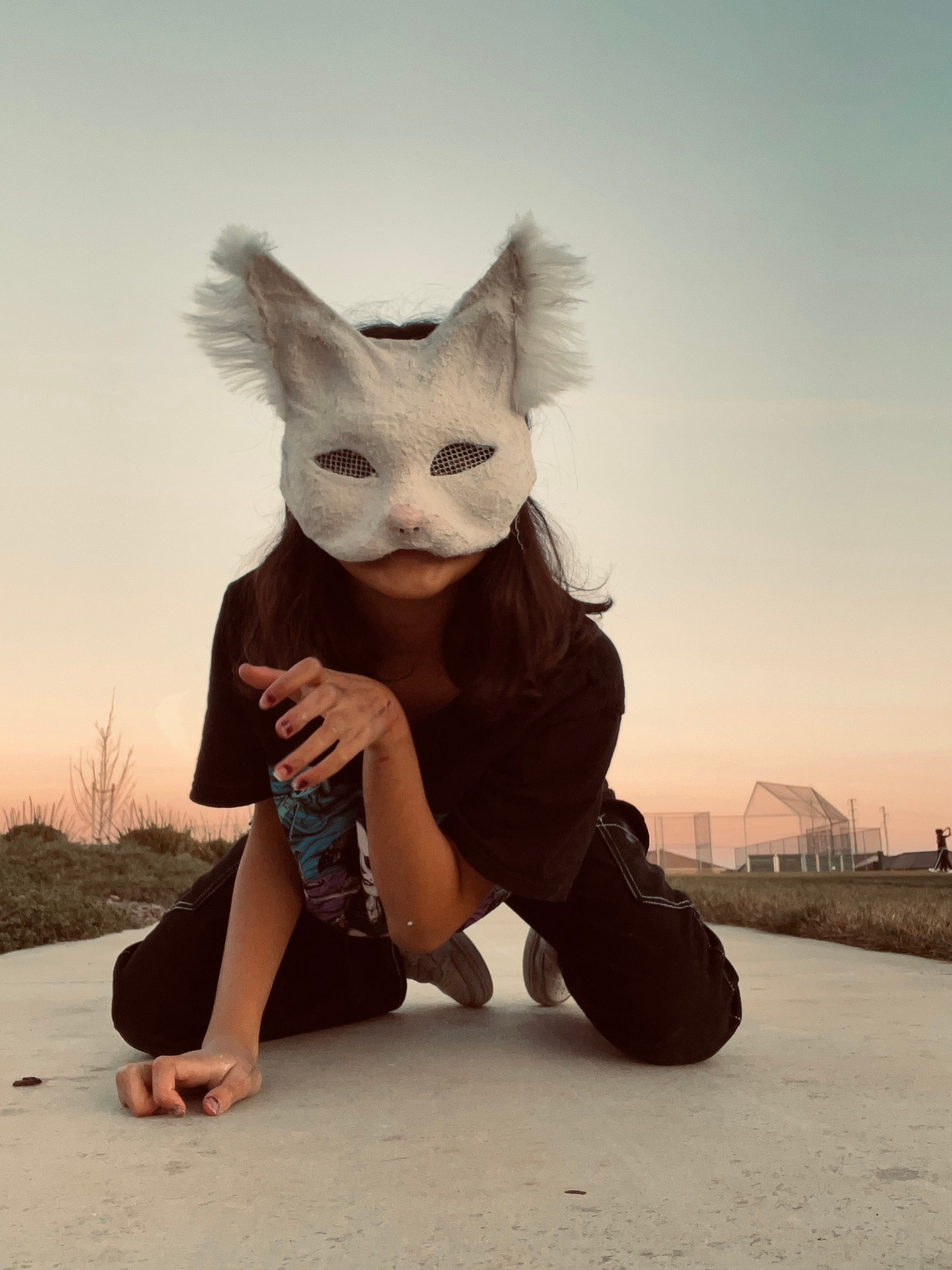 Albino Maine Coon Cat Animal Mask - Etsy