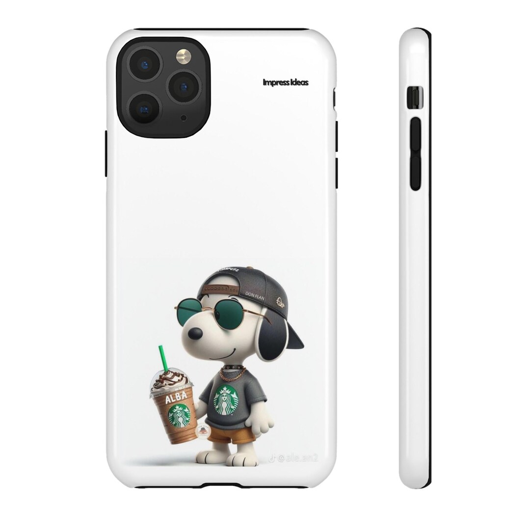 Snoopy Swag Cool Shades & Starbucks Phone Case Limited Edition - Etsy