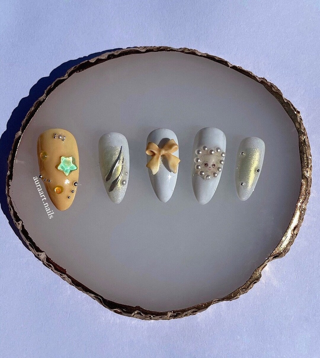 ATEEZ ANITEEZ Custom KPOP Bias Nails/tyudeongi Yunho Nails/concert ...