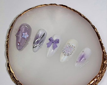 ATEEZ ANITEEZ Custom KPOP Bias Nails/jjongbear Jongho Nails/concert ...