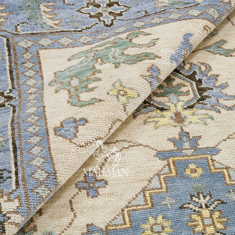 Blue Persian Rug - Etsy