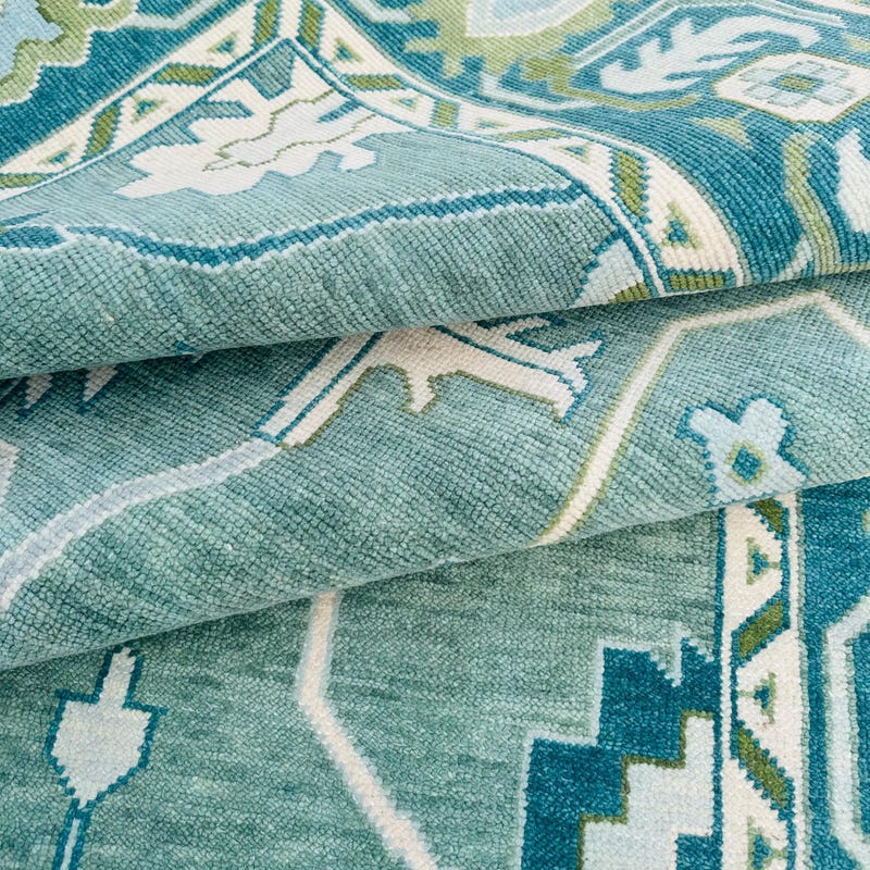 Turquoise Rug - Etsy