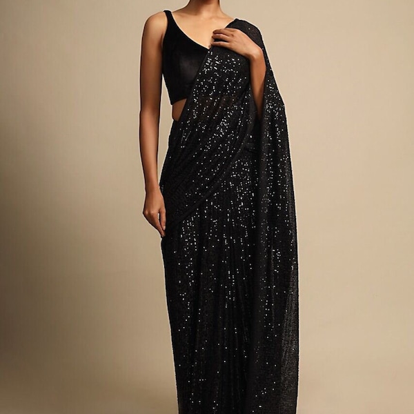 Buy Sequence Saree Online In India - Etsy India