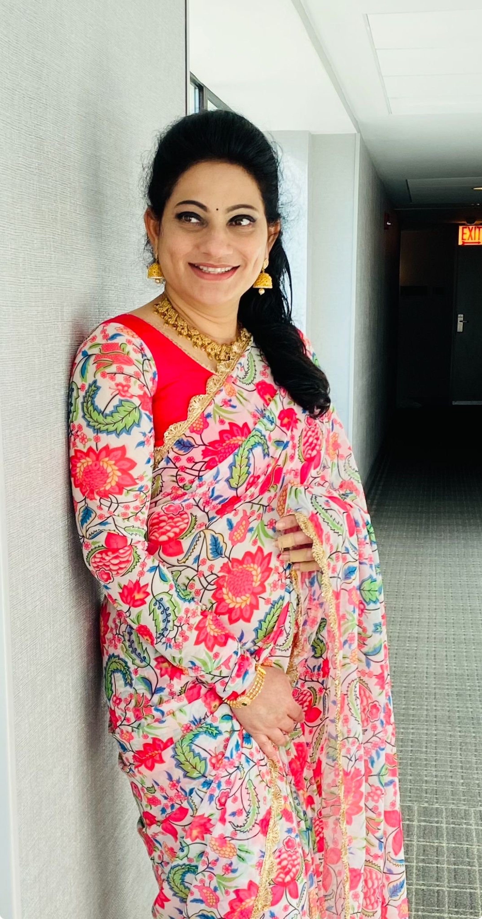 Fancy Georgett Saree With Ready to Wear Designer Blouse - Etsy