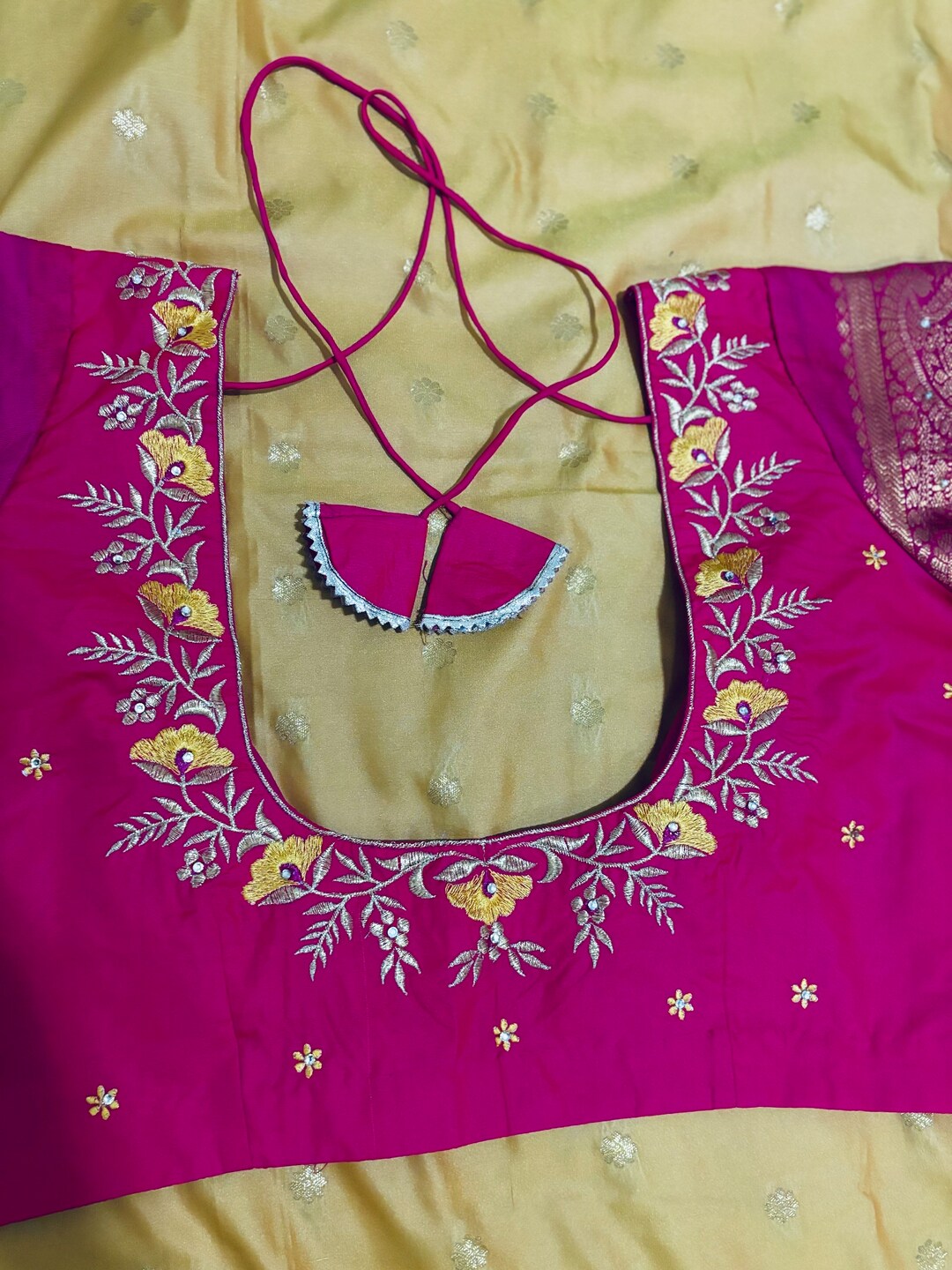 Made to Order Beautiful Embroidery Blouse Any Color Any Size 32-46 ...