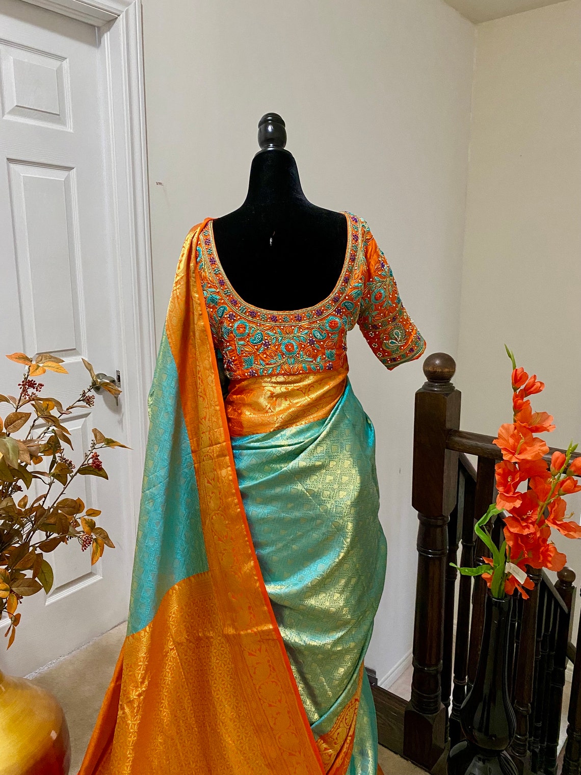 2 Gram Gold Pure Handloom Silk Kanjeevarm/kanchipattu Sarees Ready to ...