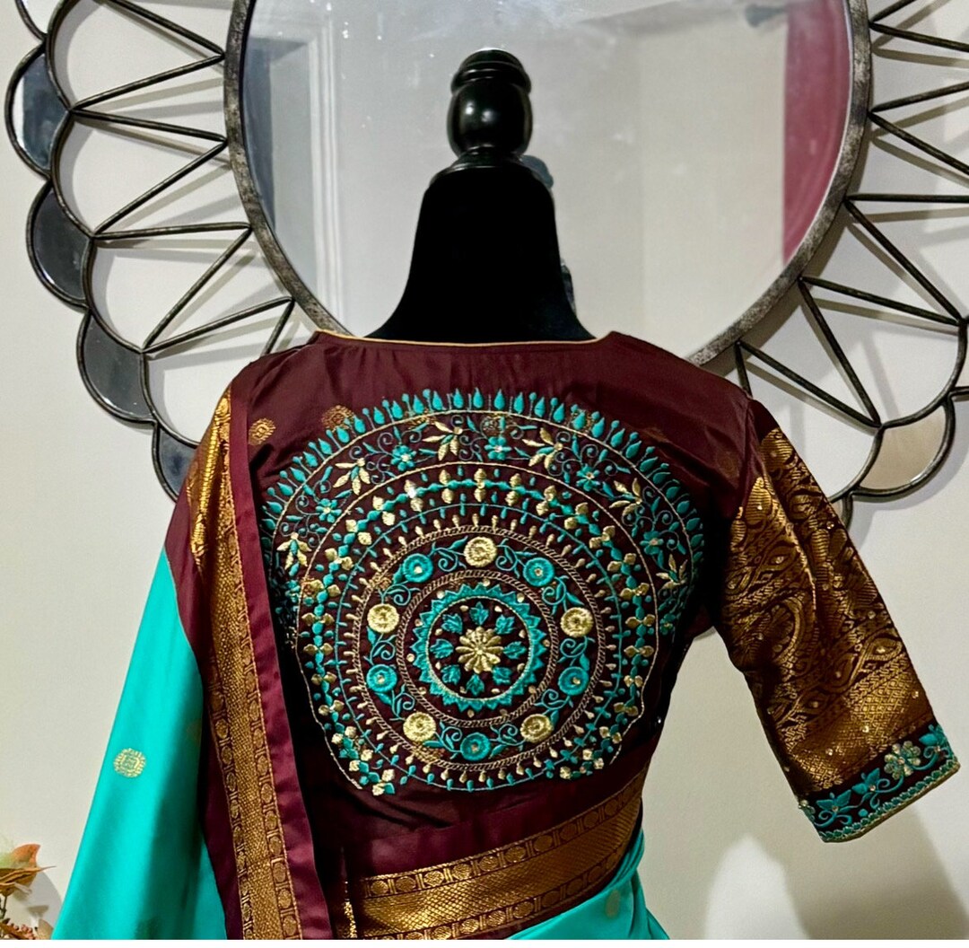 Made to Order Beautiful Embroidery Blouse Any Color Any Size 32-46 ...