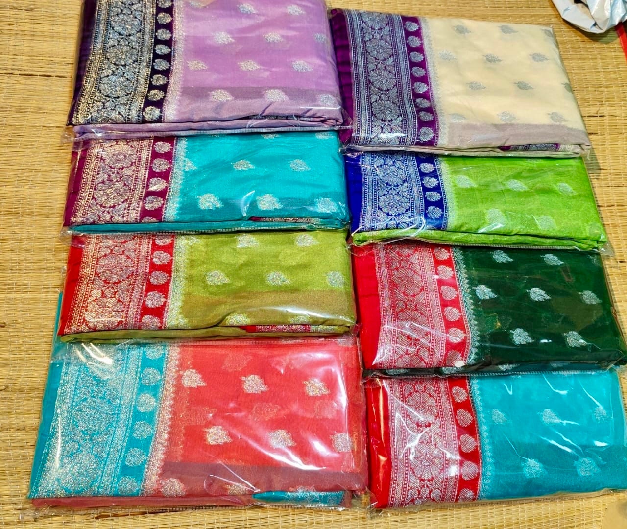 Handloom Banarasi Kattan Saree Paired up With Pretty Maggam Work Blouse ...