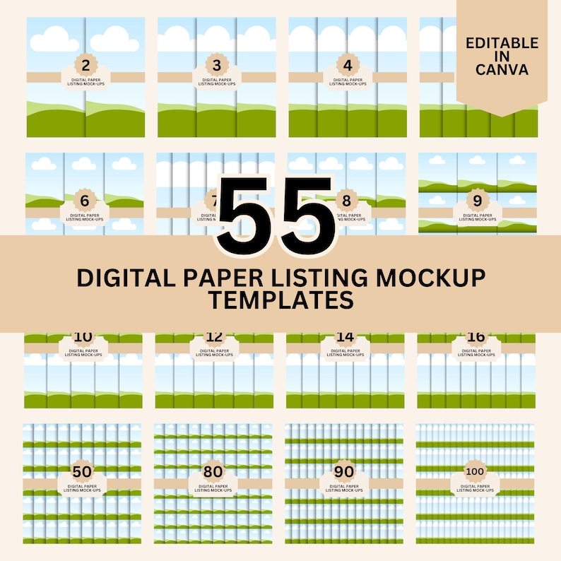 55 Digital Paper Mockup Templates Digital Paper Mockups Templates ...