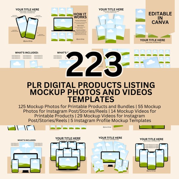 16 Digital Paper Mockup Templates Digital Paper Mockups Templates ...