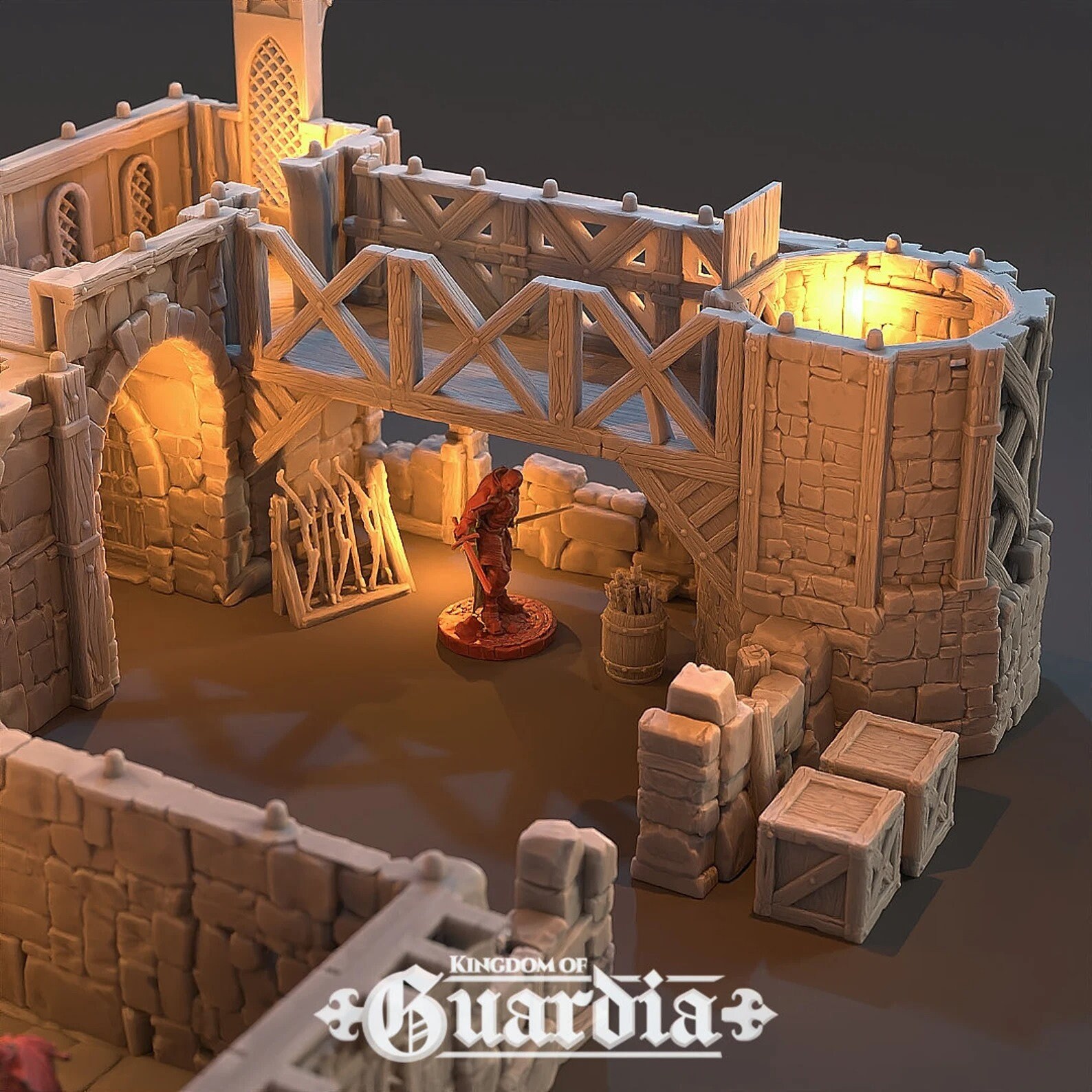 Medieval Archery Range Tabletop Terrain I Kingdom of Guardia I by Dalla ...