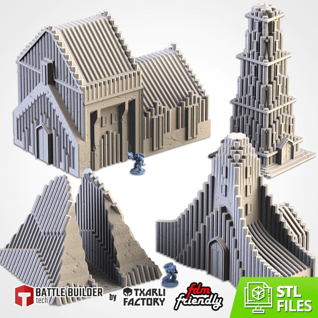 Cult Chapel/sanctuary Tabletop Terrain I Cult Buildings I by - Etsy
