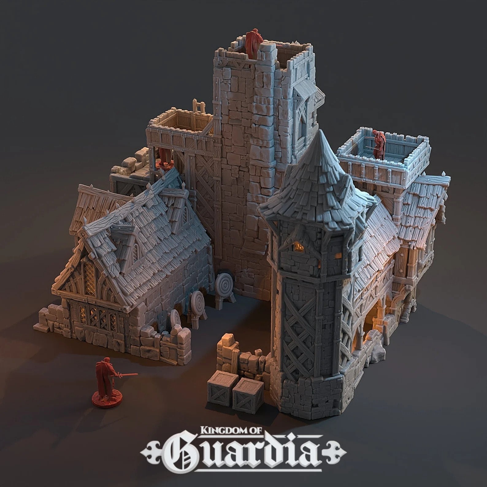 Medieval Archery Range Tabletop Terrain I Kingdom of Guardia I by Dalla ...