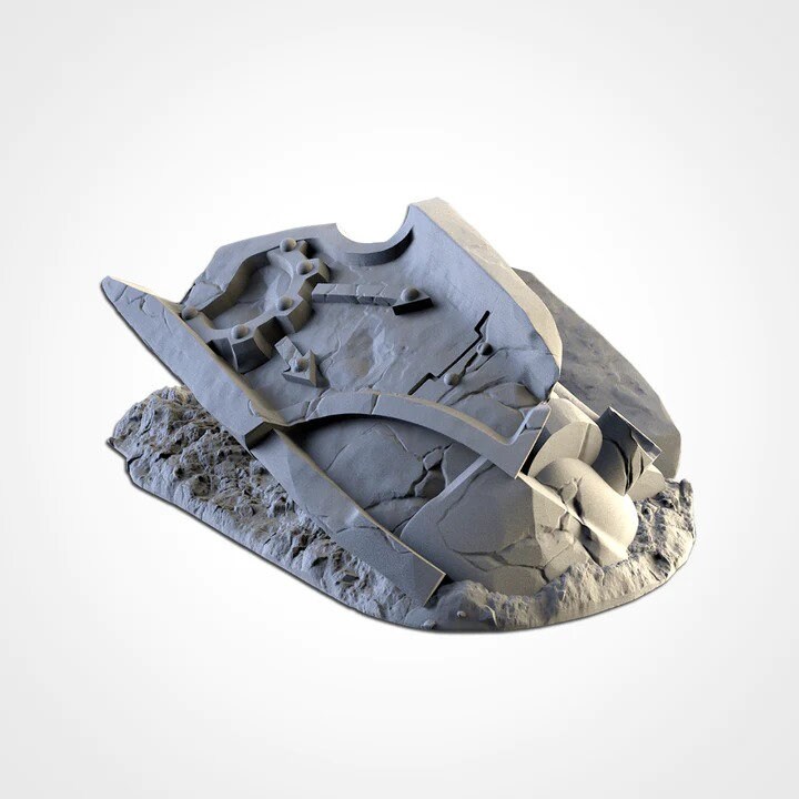 Destroyed Imperial Knight Tabletop Terrain I Destroyed Titan I by ...