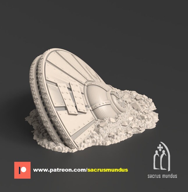 Ork Shuttle Launch Tabletop Terrain I Warpzel-1a Orc Space Program I by Sacrus Mundus - Etsy