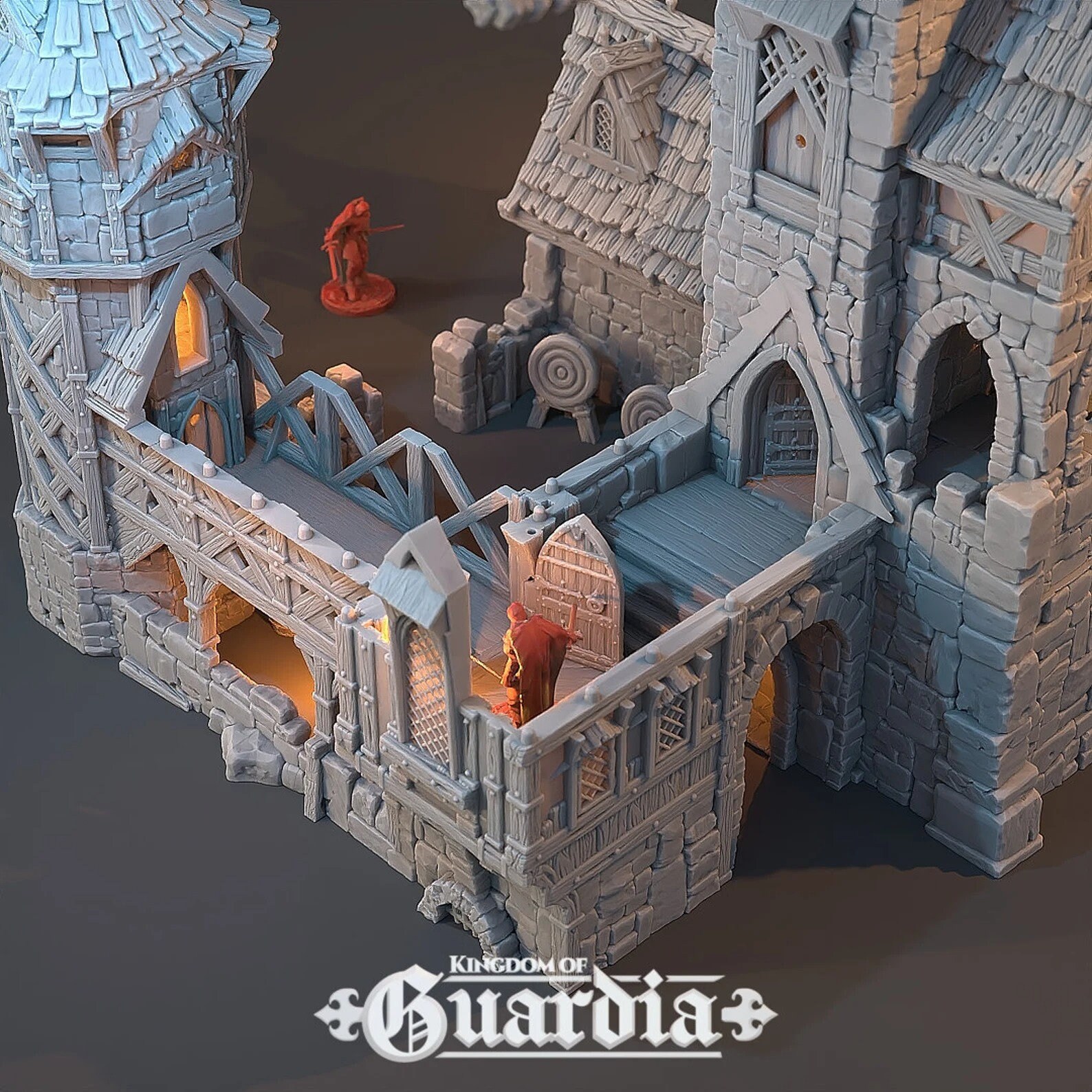 Medieval Archery Range Tabletop Terrain I Kingdom of Guardia I by Dalla ...