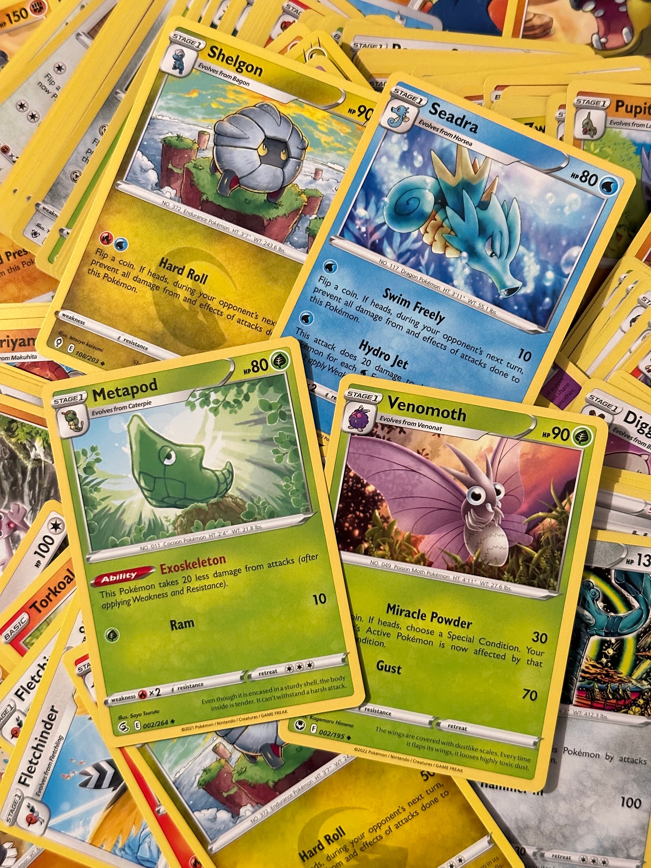 Pokemon Card Lot 100 Official TCG Cards 1 Ultra Rare Included V GX EX ...