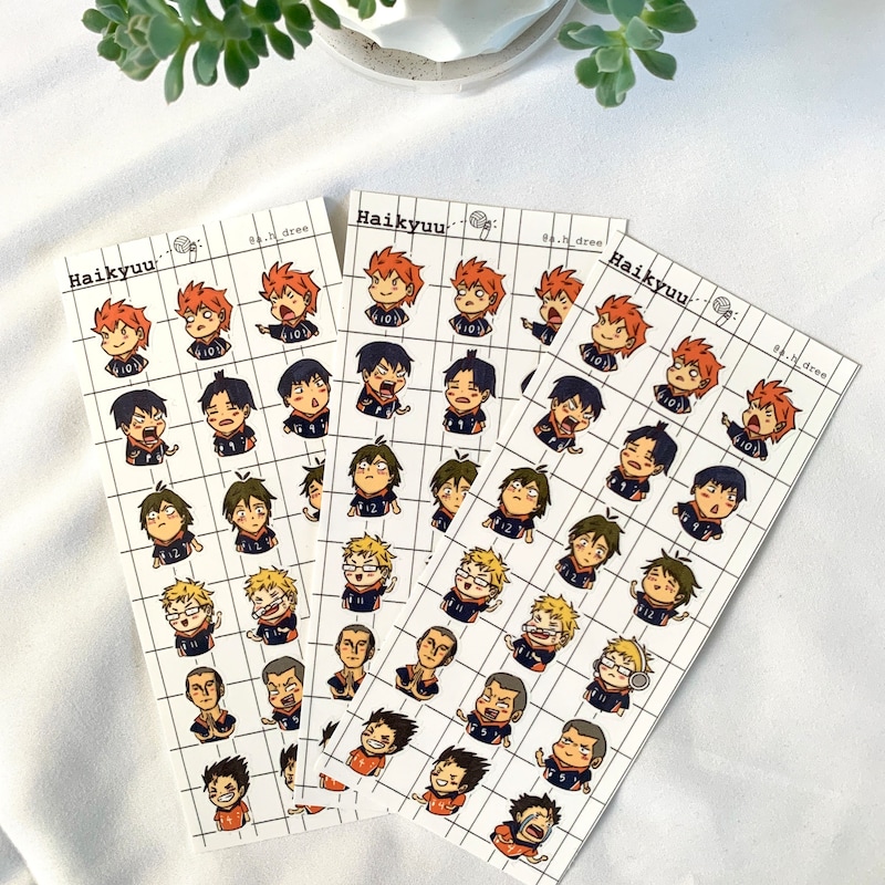 Anime Haikyuu Sticker - Etsy