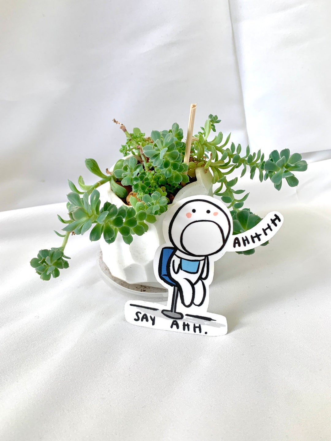 Say AHH Sticker - Etsy