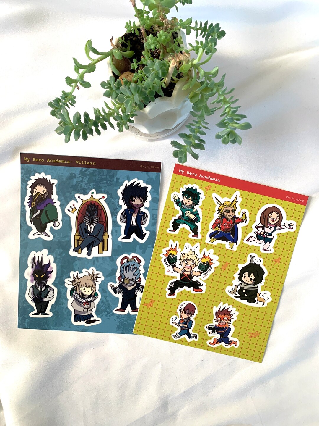My Hero Academia Sticker Sheets - Etsy