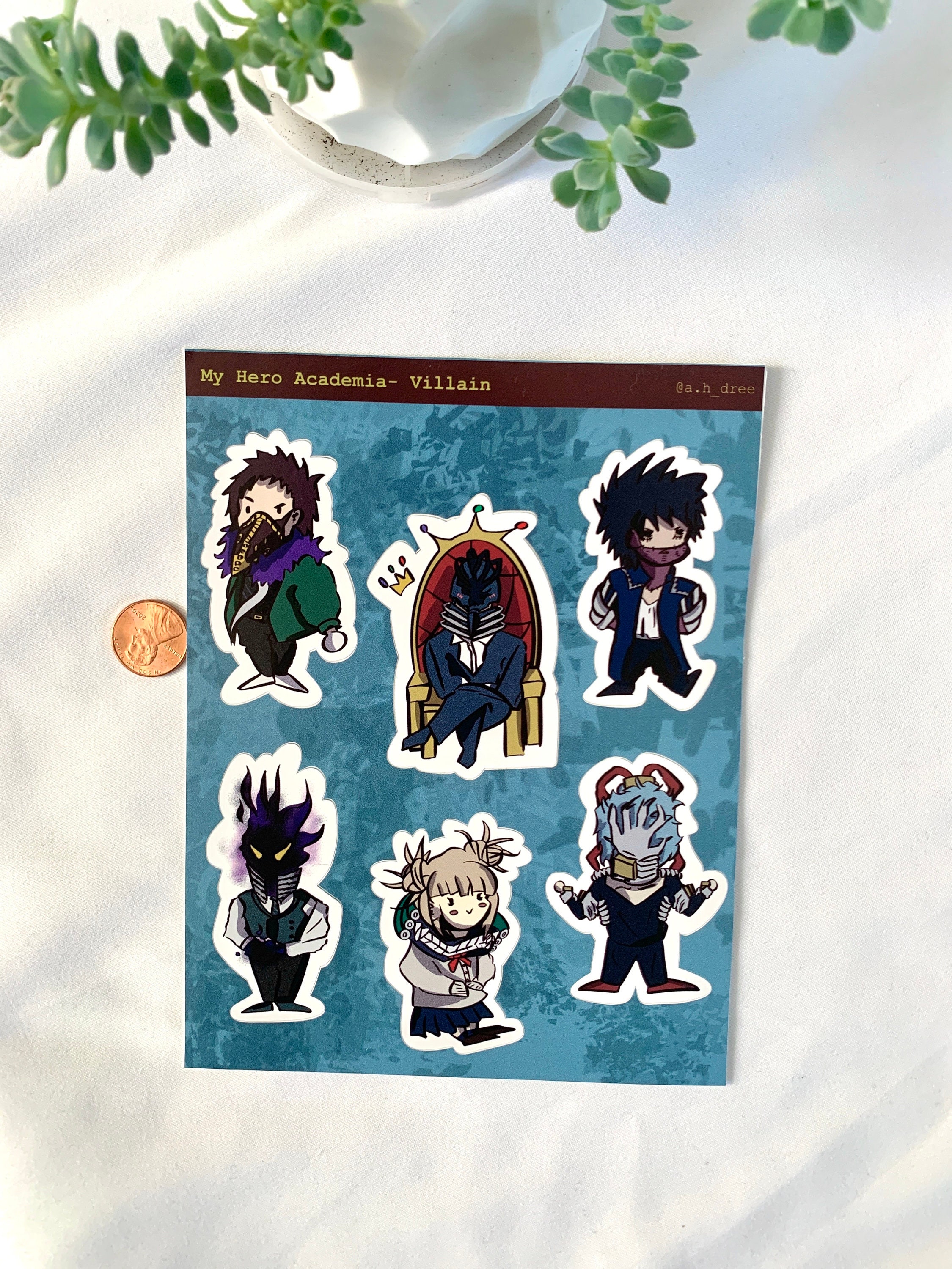My Hero Academia Sticker Sheets - Etsy