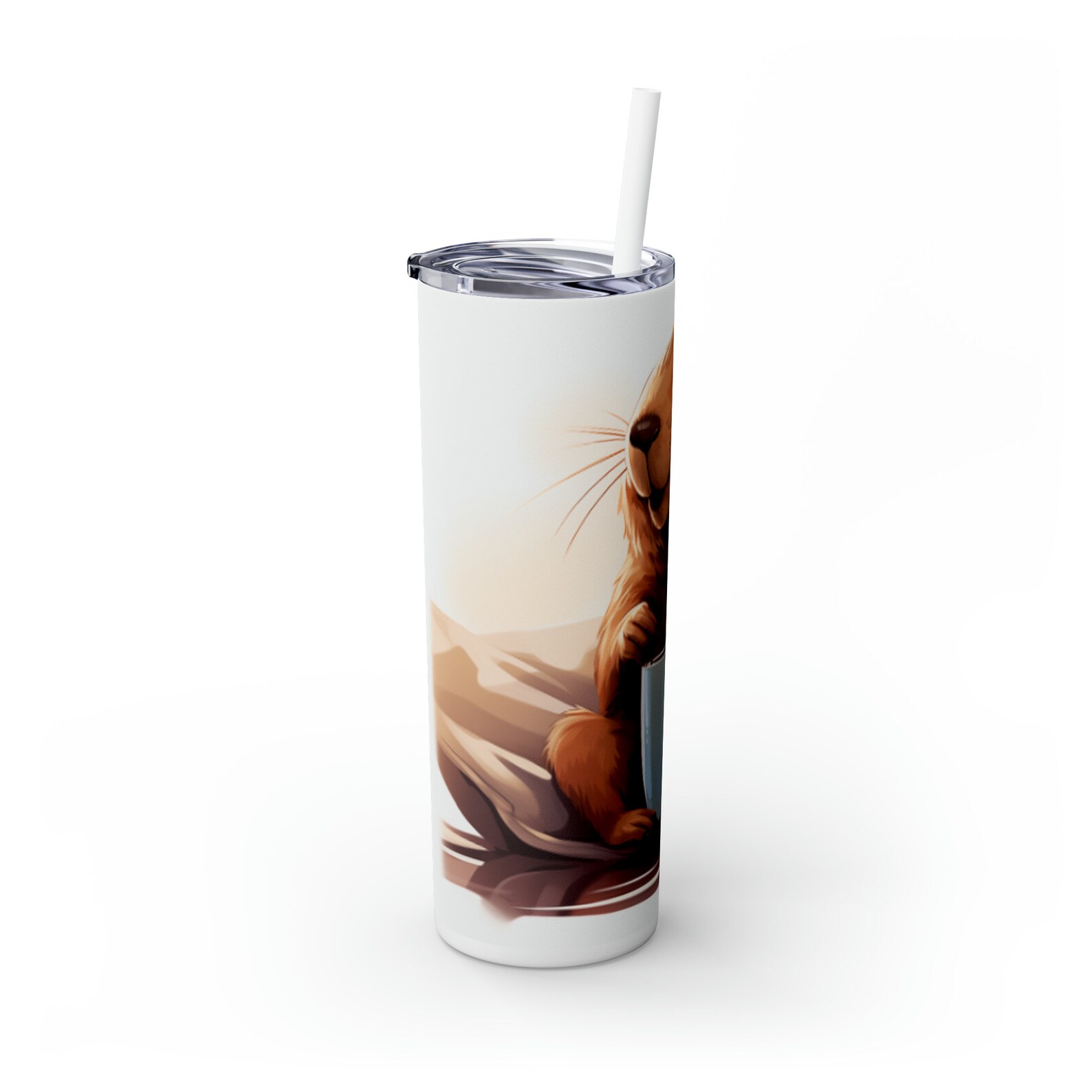 Coffeebara Tumbler, Capybara 20oz Skinny Tumbler, Birthday Anniversary ...