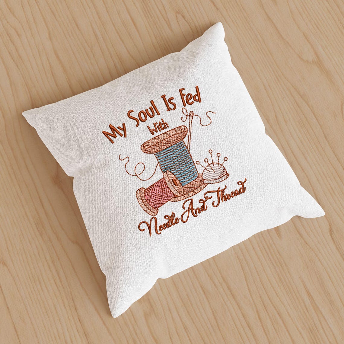 My Soul is Fed With Needle and Thread Machine Embroidery Design Funny ...