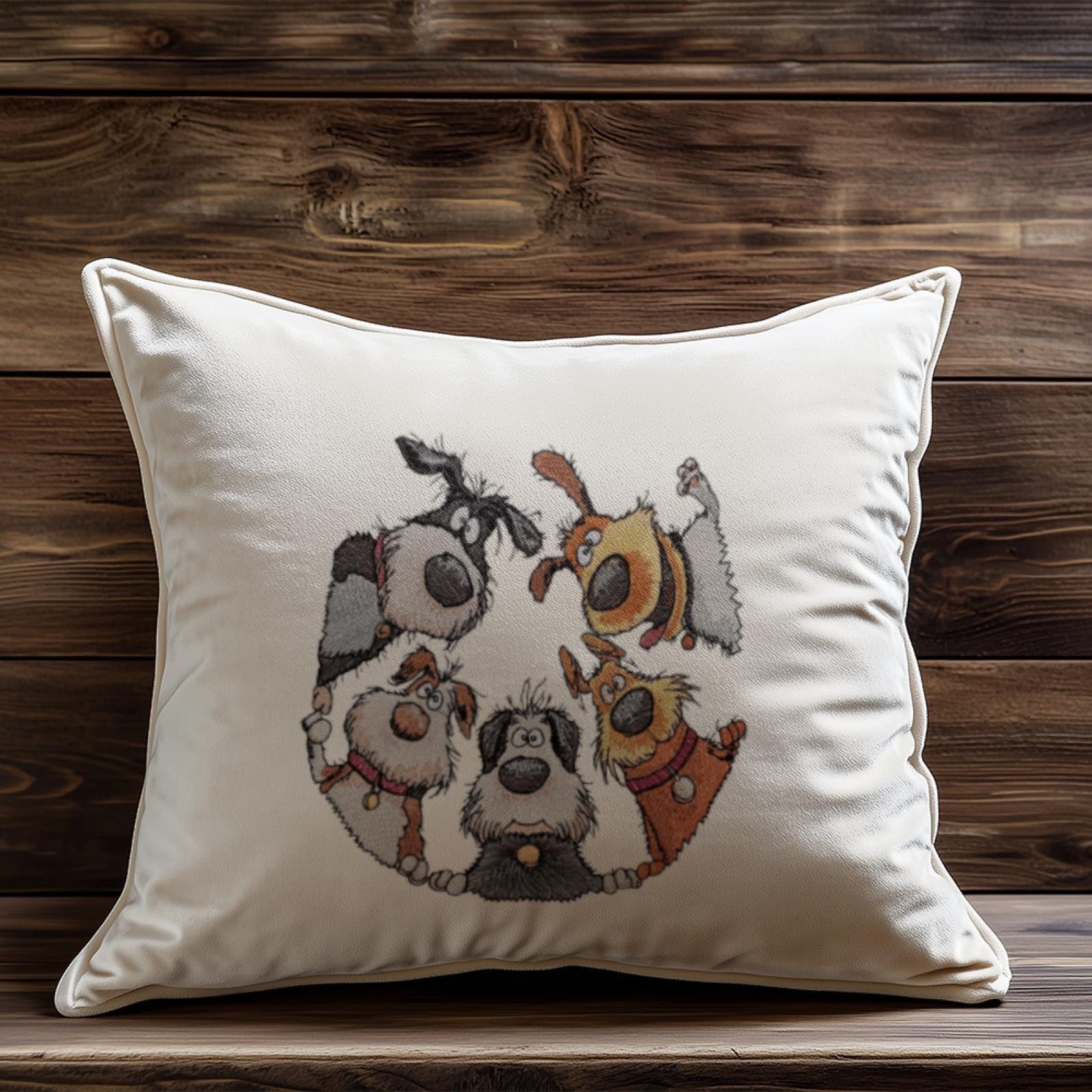 Dogs Squad Ring Puppy Lovers Machine Embroidery Files Design - Etsy