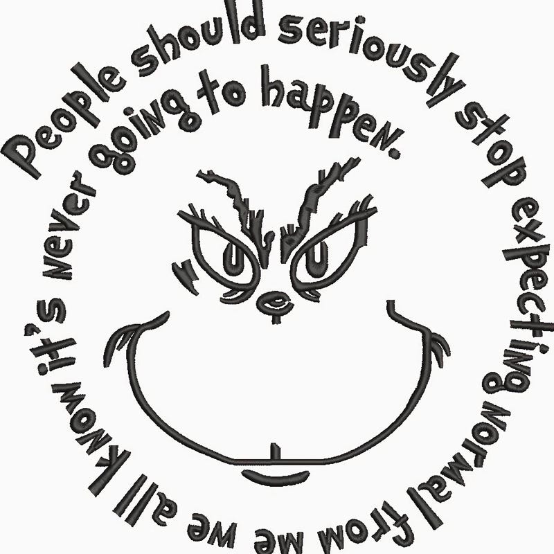 The Grinch Quote - Etsy