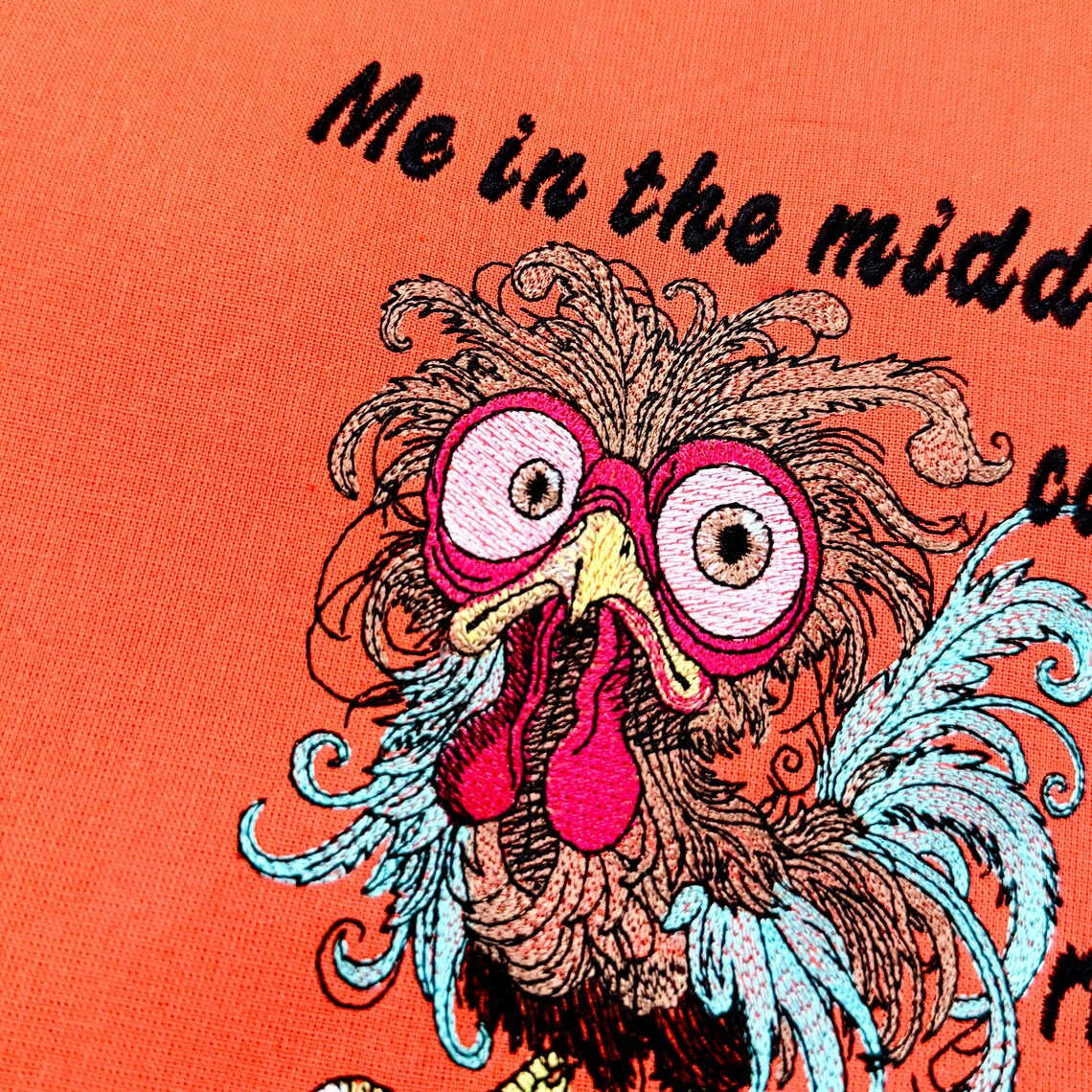 Trying to Remember Funny Rooster Saying Machine Embroidery Design Funny ...
