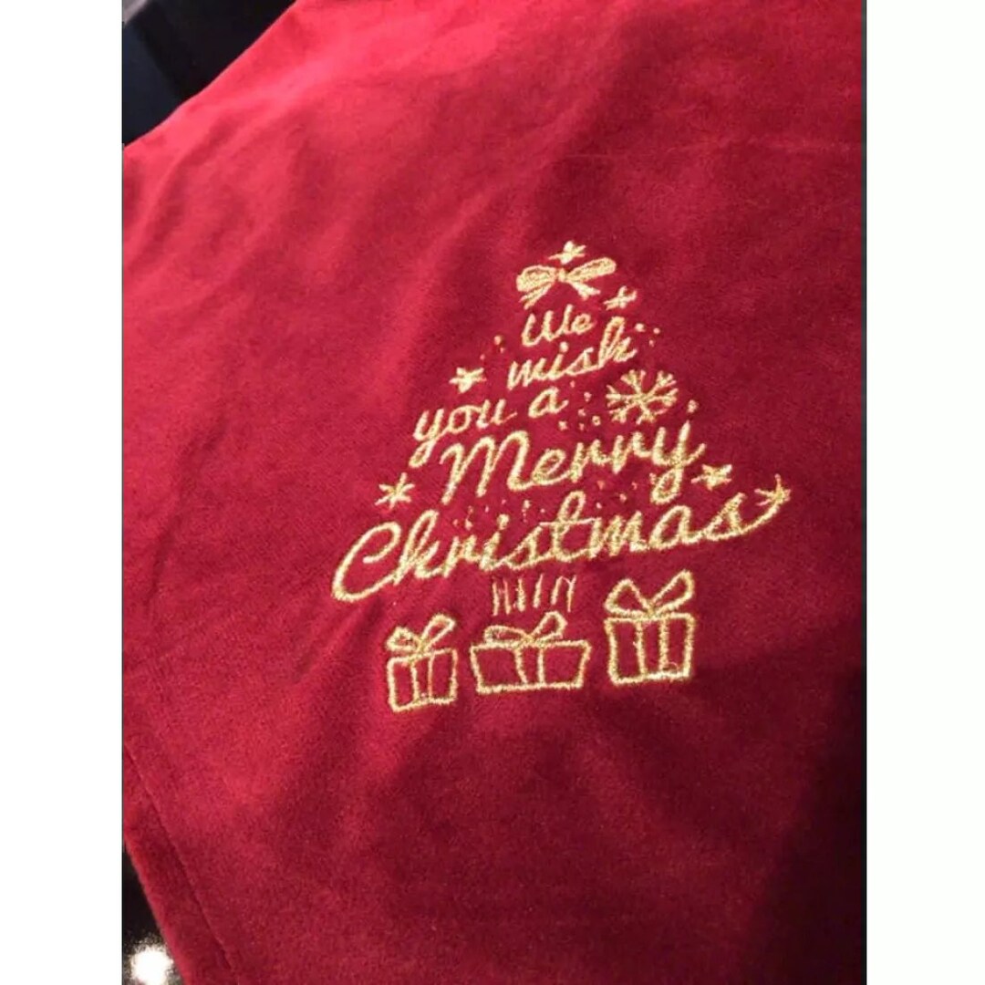 We Wish You A Merry Christmas Machine Embroidery Design Christmas ...