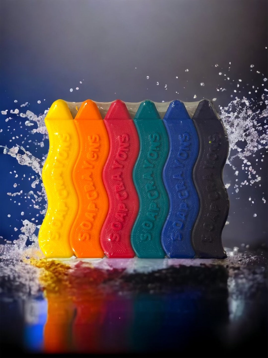 Soap Crayons Set of 6 unscented - Etsy