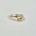 Gold Pansy Ring: Mixed Metal Sterling Silver Flower Ring - Etsy