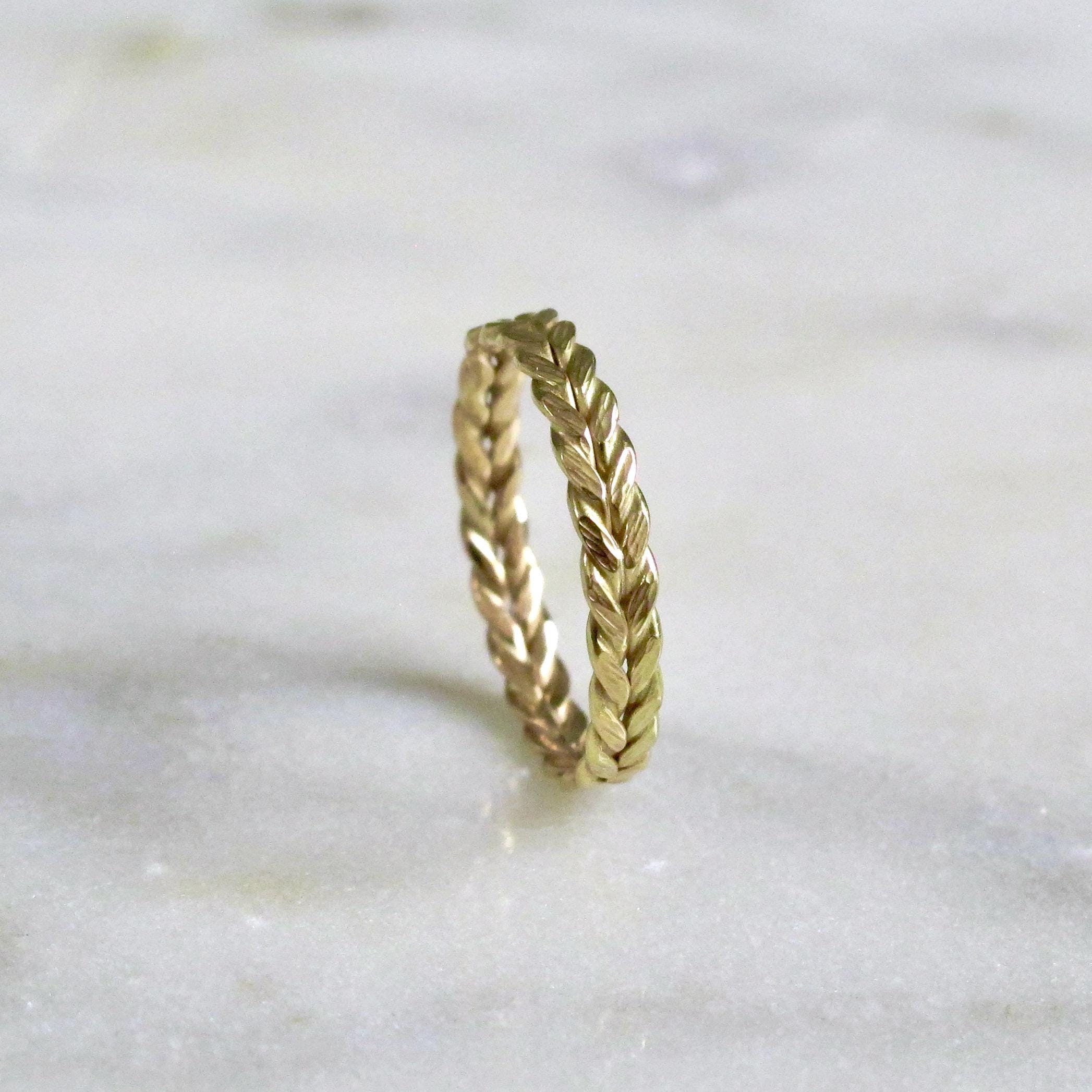 Gold Laurel Wreath Ring: Ancient Greek Inspired, Recycled 10k/14k/18k ...