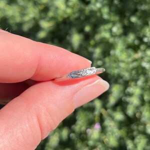 Sterling Silver Wild Pansy Ring: Handcrafted Floral Jewelry - Etsy