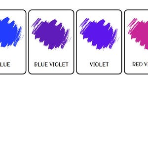 Flashcards Colors | Pre-school Learning | Color Learning - Etsy