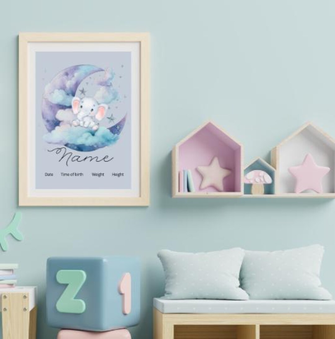 Newborn Baby Stats | Baby Gift | Baby Birth Stats - Etsy