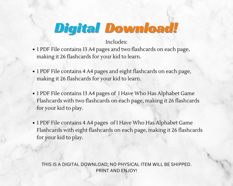 Printable Alphabet Flashcards Game - Fun ABC Learning Activity ...