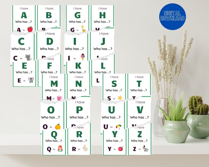 Printable Alphabet Flashcards Game - Fun ABC Learning Activity ...
