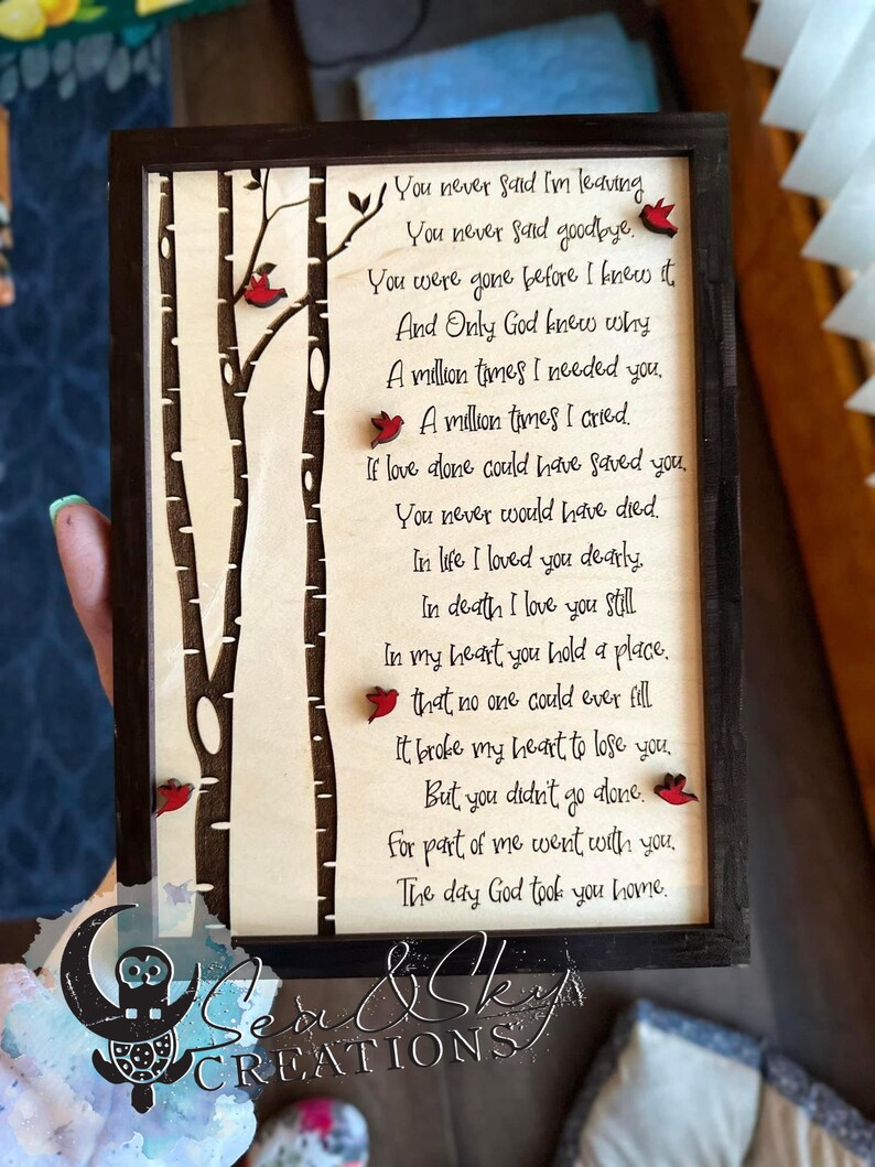 Cardinal Memorial Hanging - Etsy