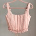 Rococo Corset Top Pink Corset Marie Antoinette Historical Bodice Corset ...