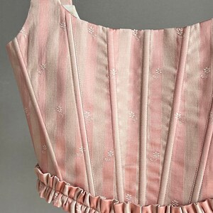 Rococo Corset Top Pink Corset Marie Antoinette Historical Bodice Corset ...