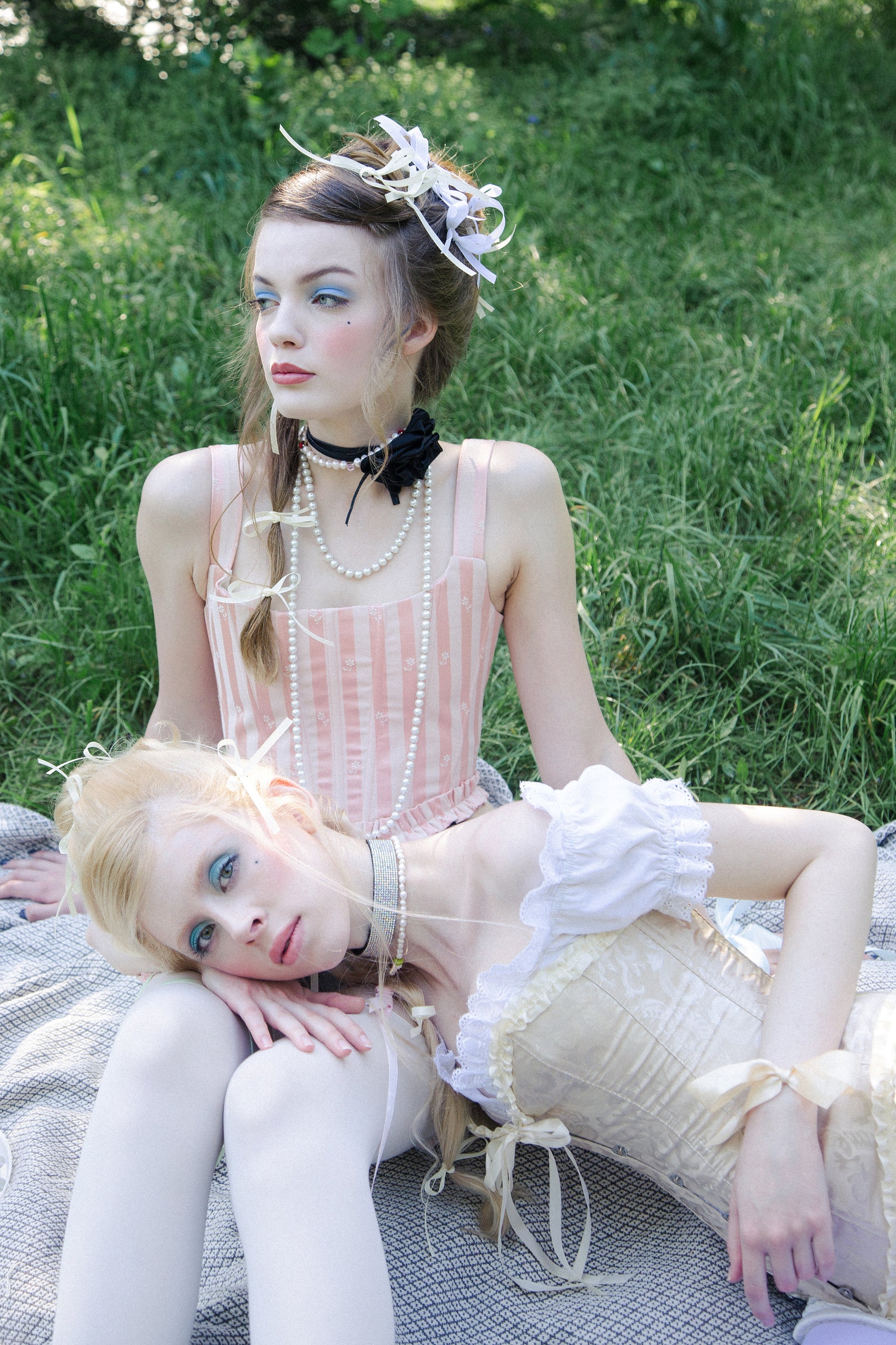 Pink Corset Top Romantic Style Corset Marie Antoinette Corset - Etsy