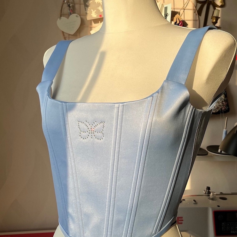 Rhinestone Corset - Etsy