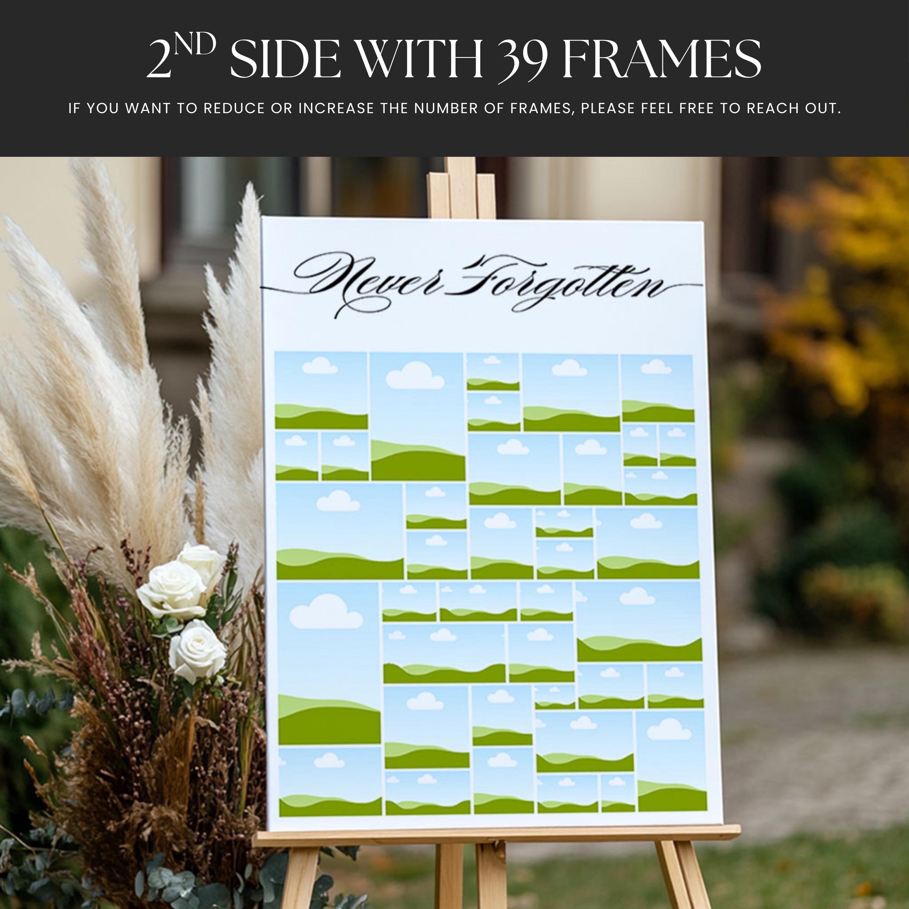 Funeral Poster Collage Editable Template, Celebration of Life Memorial ...