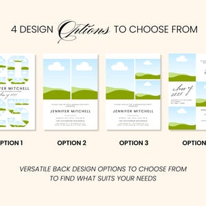 Unique Graduation Party Invitation Canva Template, Class of 2025 ...