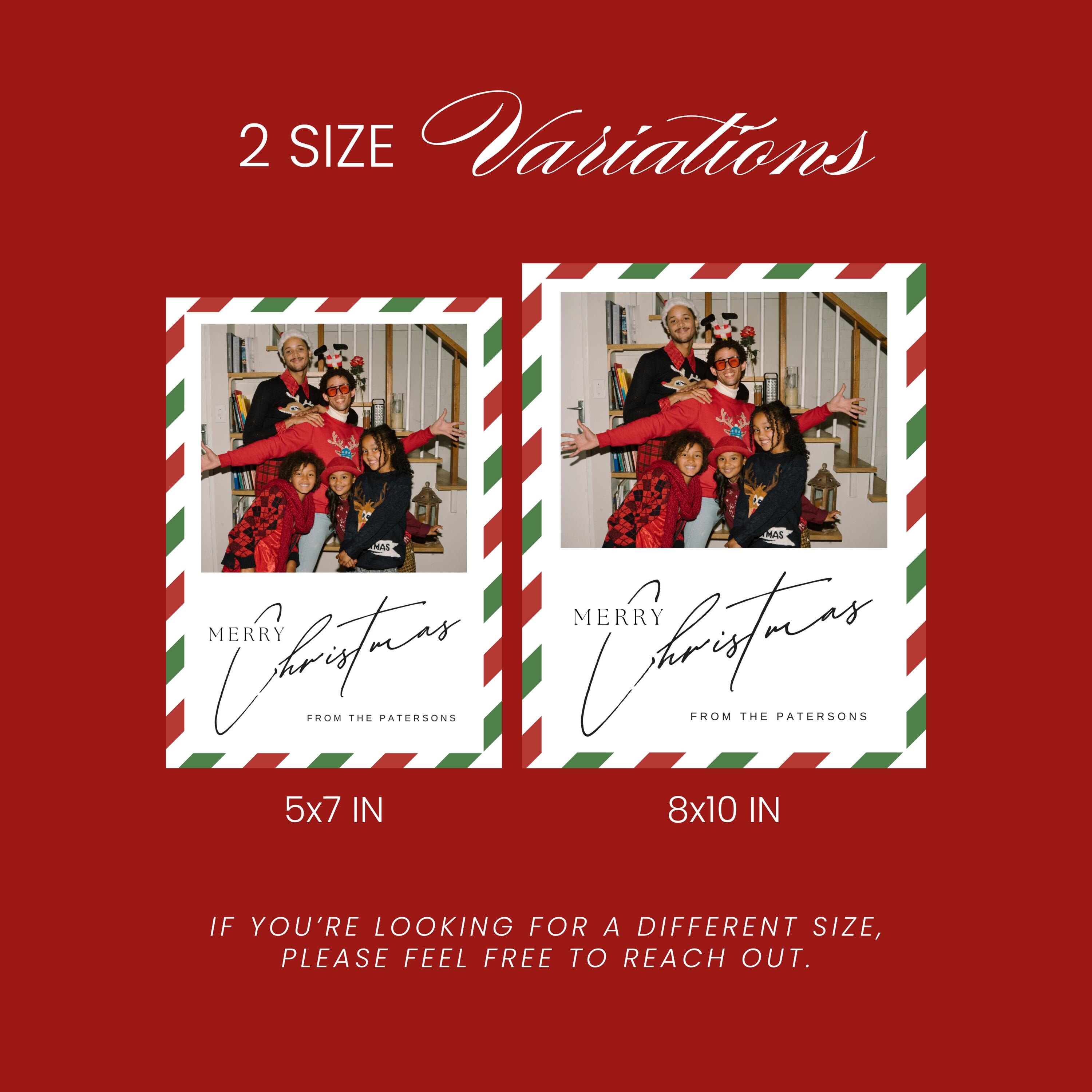 Simple 2024 Year in Review Christmas Card Canva Template, Editable ...