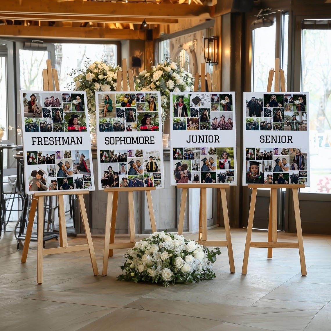 Senior Graduation Photo Collage Template Canva | Set of 5 Class of 2026 ...