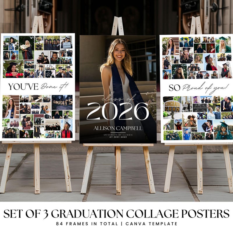 Senior Night Photo Display Board - Etsy