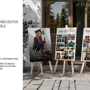 Gradute Appreciation Collage Posters Template Canva, Senior Year ...